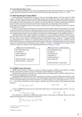 Forecasting Iron Price by Hybrid Intelligent System | PDF