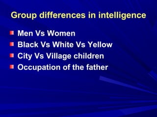 Intelligence - Prof Tarek Okasha | PPT
