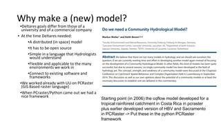 DSD-INT 2017 Introduction to the WFlow framework - Schellekens | PPT