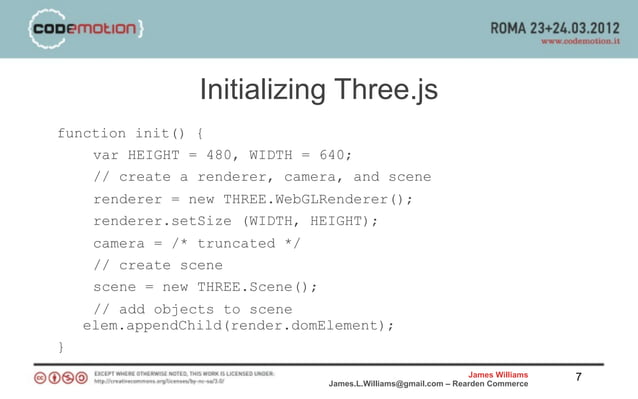 Introduction to WebGL and Three.js