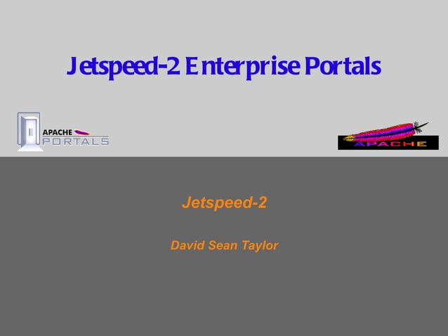 Jetspeed-2 Overview | PPT