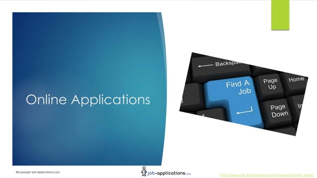 Job-Applications.com Job Application Lesson Plan | PPTX | Resume ...