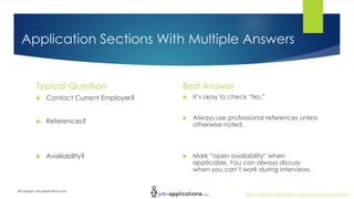 Job-Applications.com Job Application Lesson Plan | PPTX