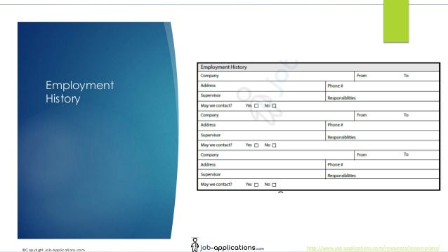 Job-Applications.com Job Application Lesson Plan