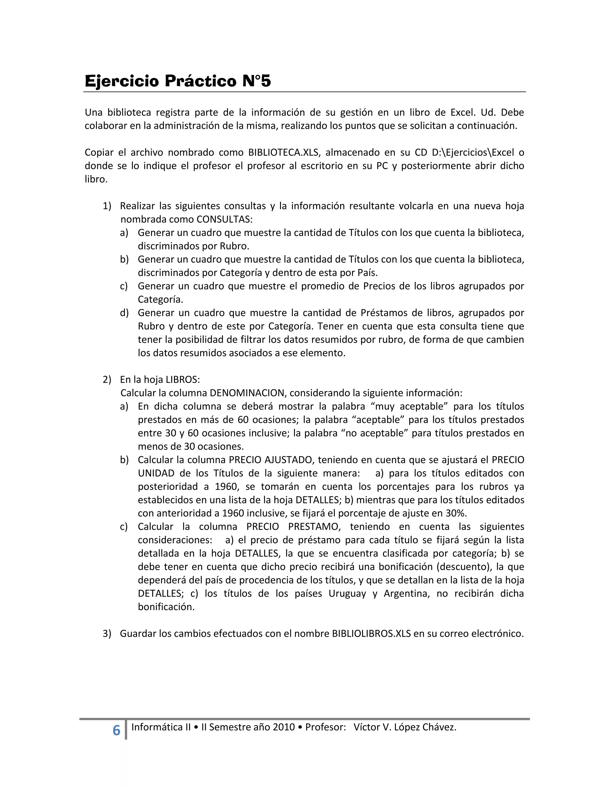 02 laboratorio n°4 • guía de ejercicios de operación avanzada en excel ...