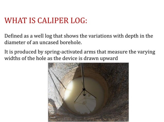 02-LECTURE (2) CALIPER LOG 2023.pdf | Geology | Science