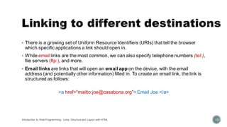 02- Links, Structure and Layout with HTML.pdf