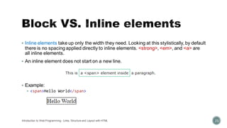 02- Links, Structure and Layout with HTML.pdf