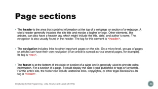02- Links, Structure and Layout with HTML.pdf | Free Download