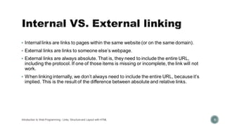 02- Links, Structure and Layout with HTML.pdf