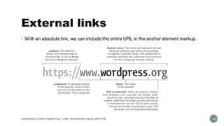 02- Links, Structure and Layout with HTML.pdf | Free Download