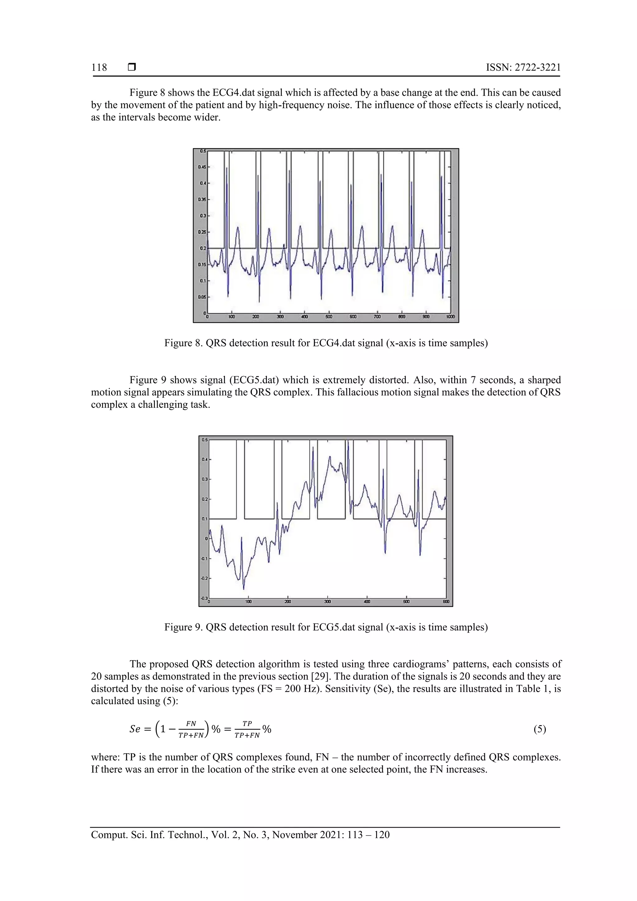 Less Computational Approach To Detect Qrs Complexes In Ecg Rhythms Pdf