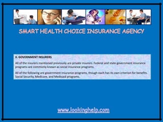 Main Classification of Insurance Providers | PPTX | Health Insurance ...
