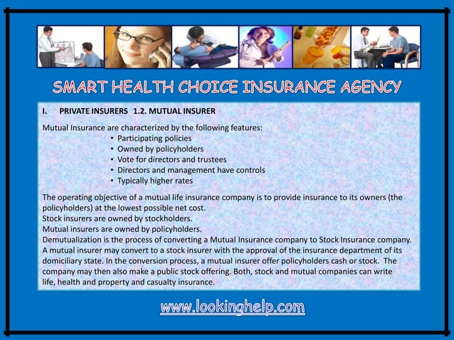 Main Classification of Insurance Providers | PPTX | Health Insurance ...