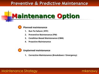 02-Maintenance Option and strategtyud.ppt