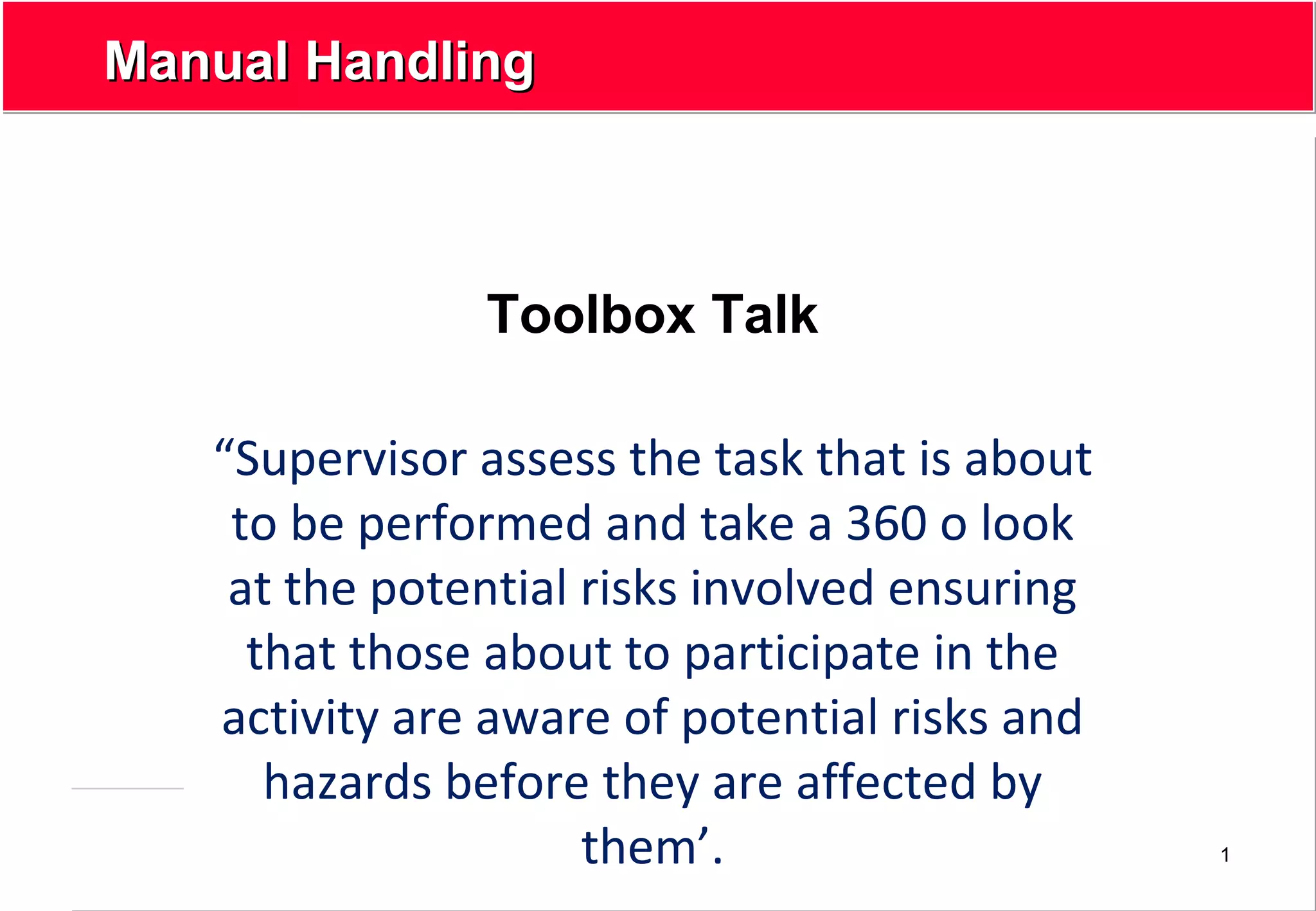 02 manual handlingtoolbox1g | PPT