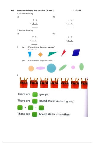 mathematics 2 class papers | DOC