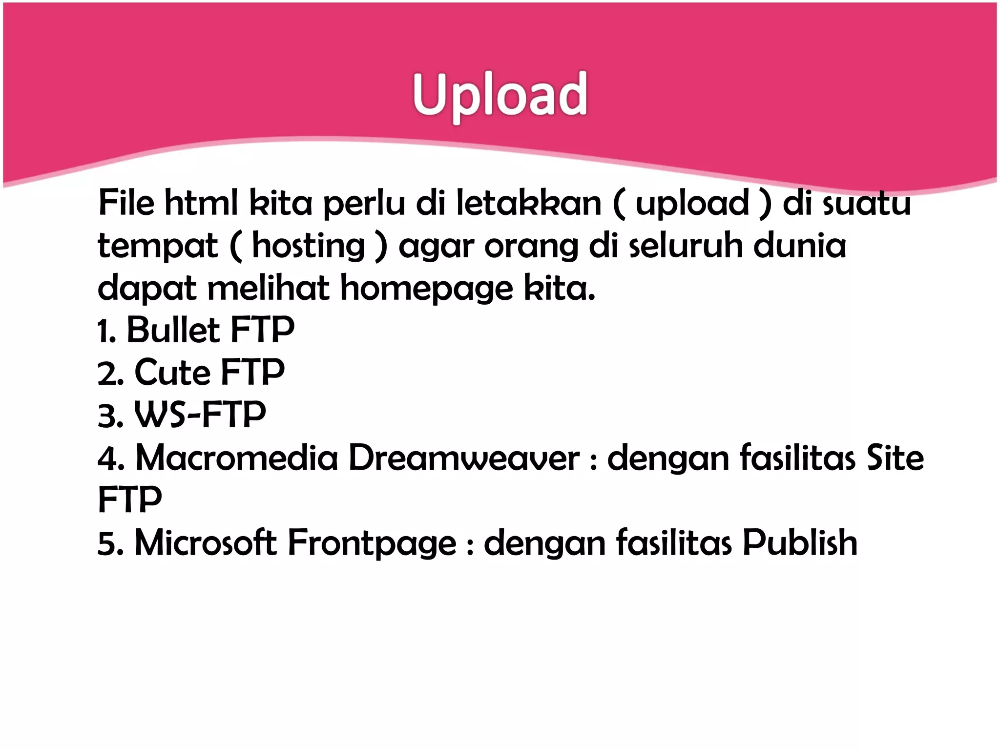 02 mengenal html | PPT