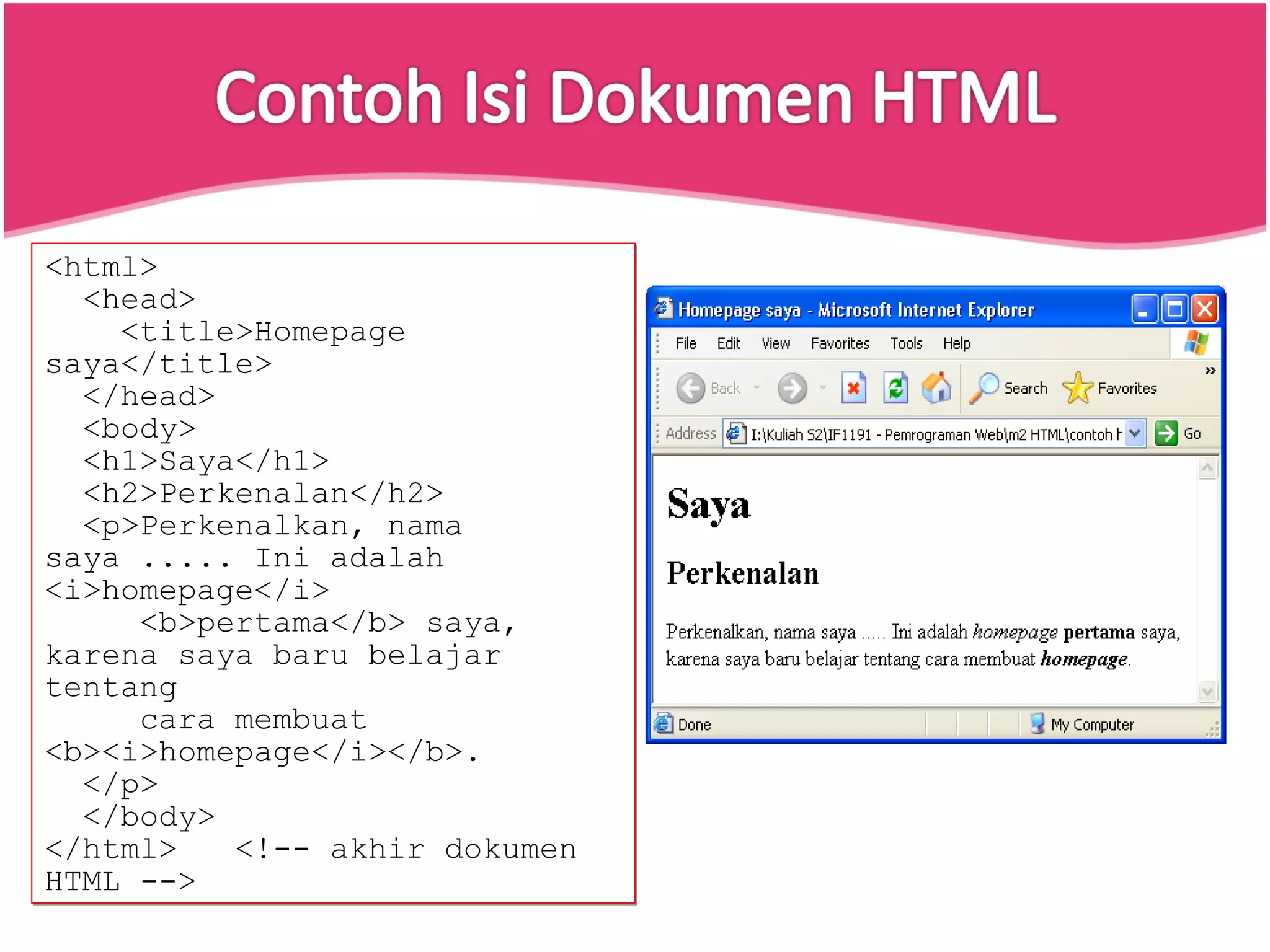 02 mengenal html | PPT