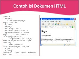 02 mengenal html | PPT
