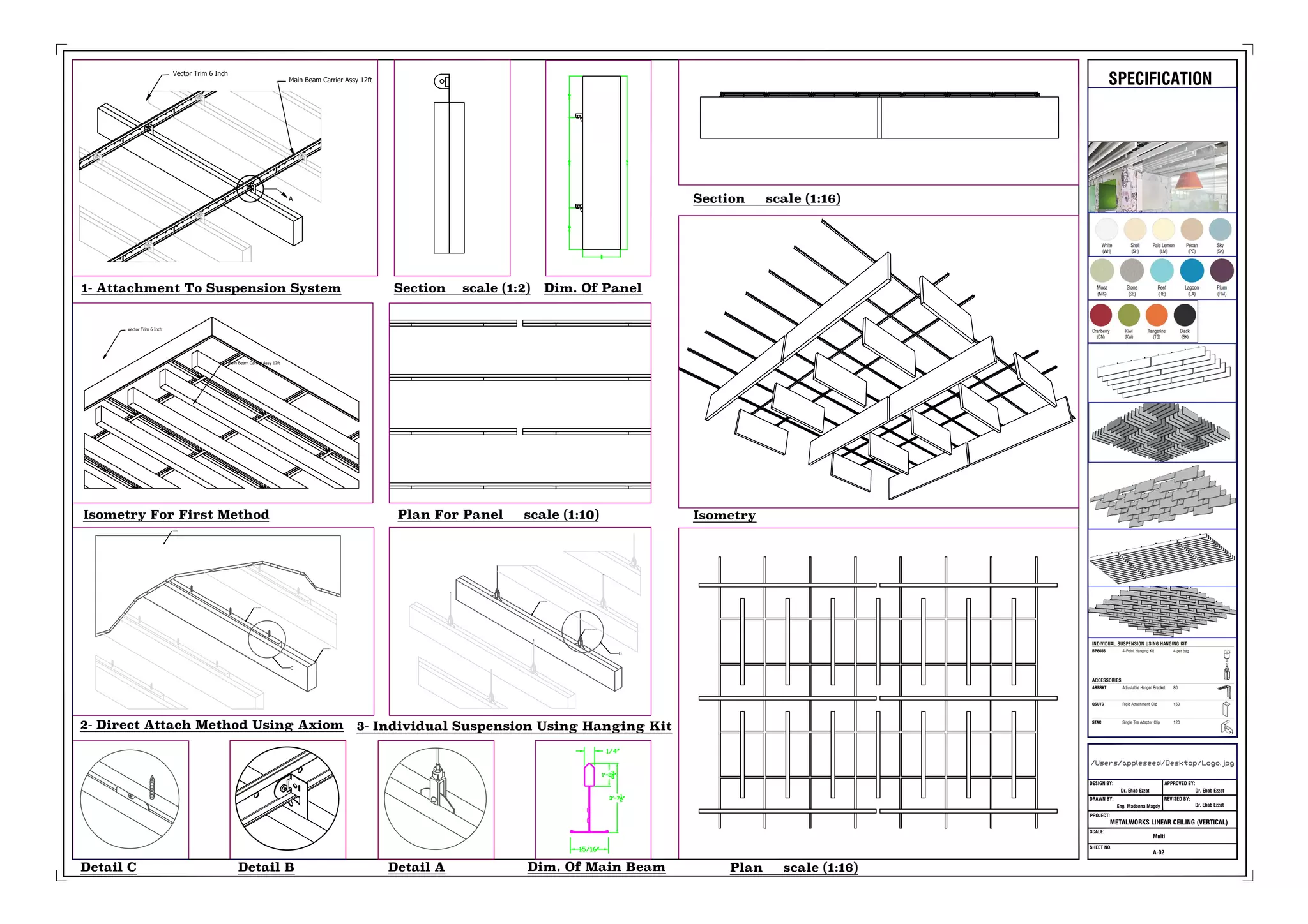 11-working details-ceiling-by Prof Dr. Ehab Ezzat 2019 | PDF