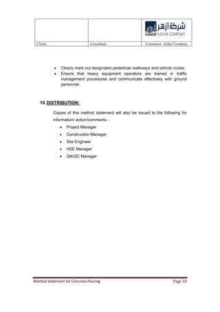 02 - Method Statement for Concrete pouring.docx