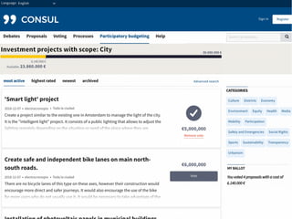 Consul project : improving democracy through digital participation | PPT