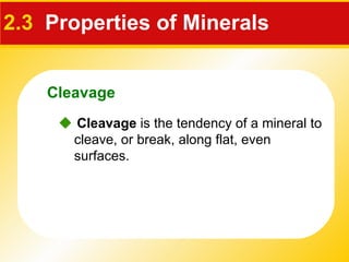 MINERALSEARTHSCIENCE | PPT