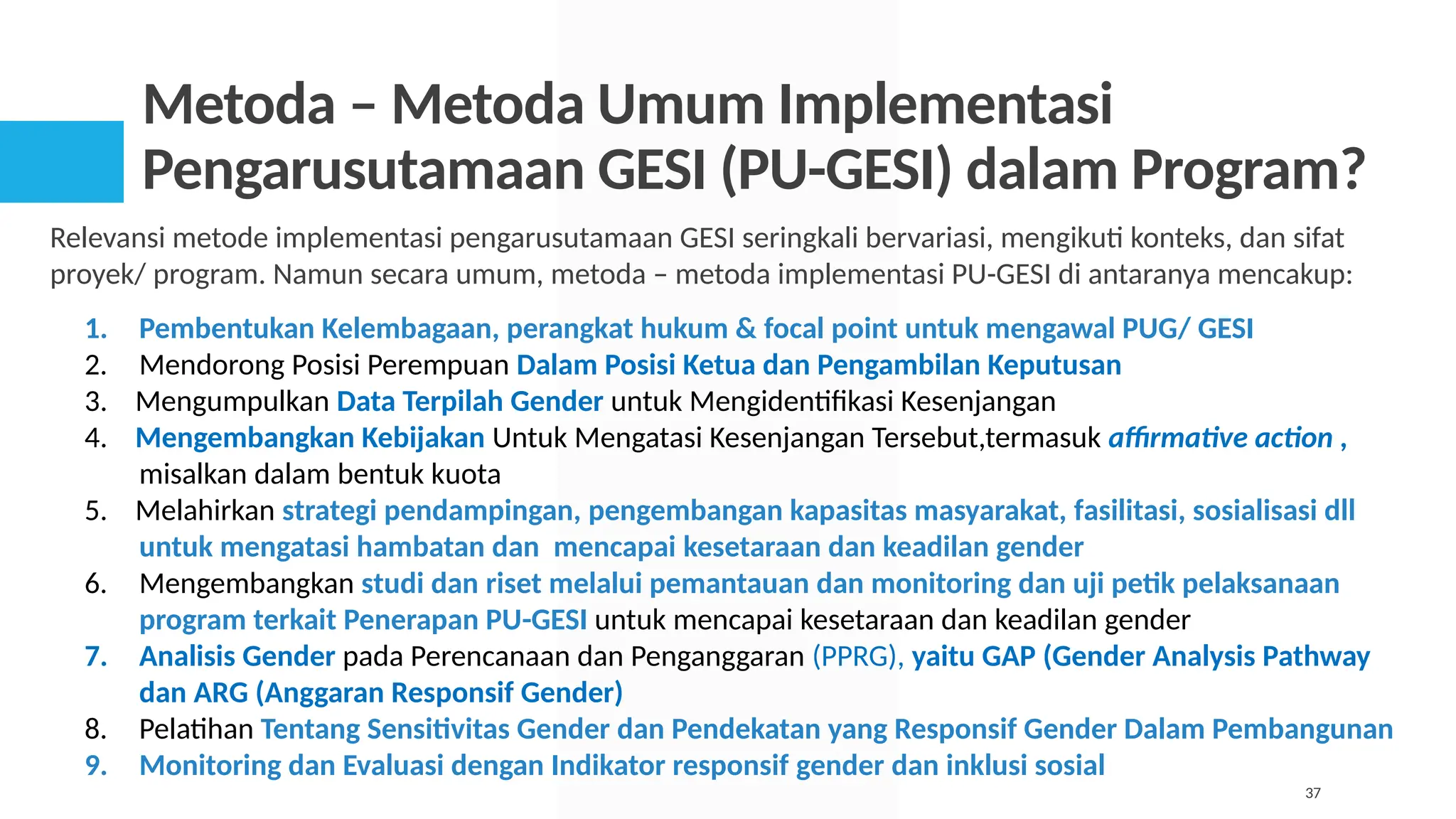 02-Modul GESI - Pengarusutamaan GESI, Implementasi, Analisa.17 April ...