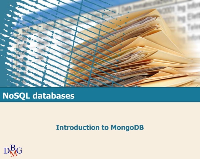 Slide perkenalan dengan dasar MongoDB-query | PPT
