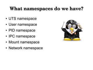 LSA2 - 02 Namespaces | ODP