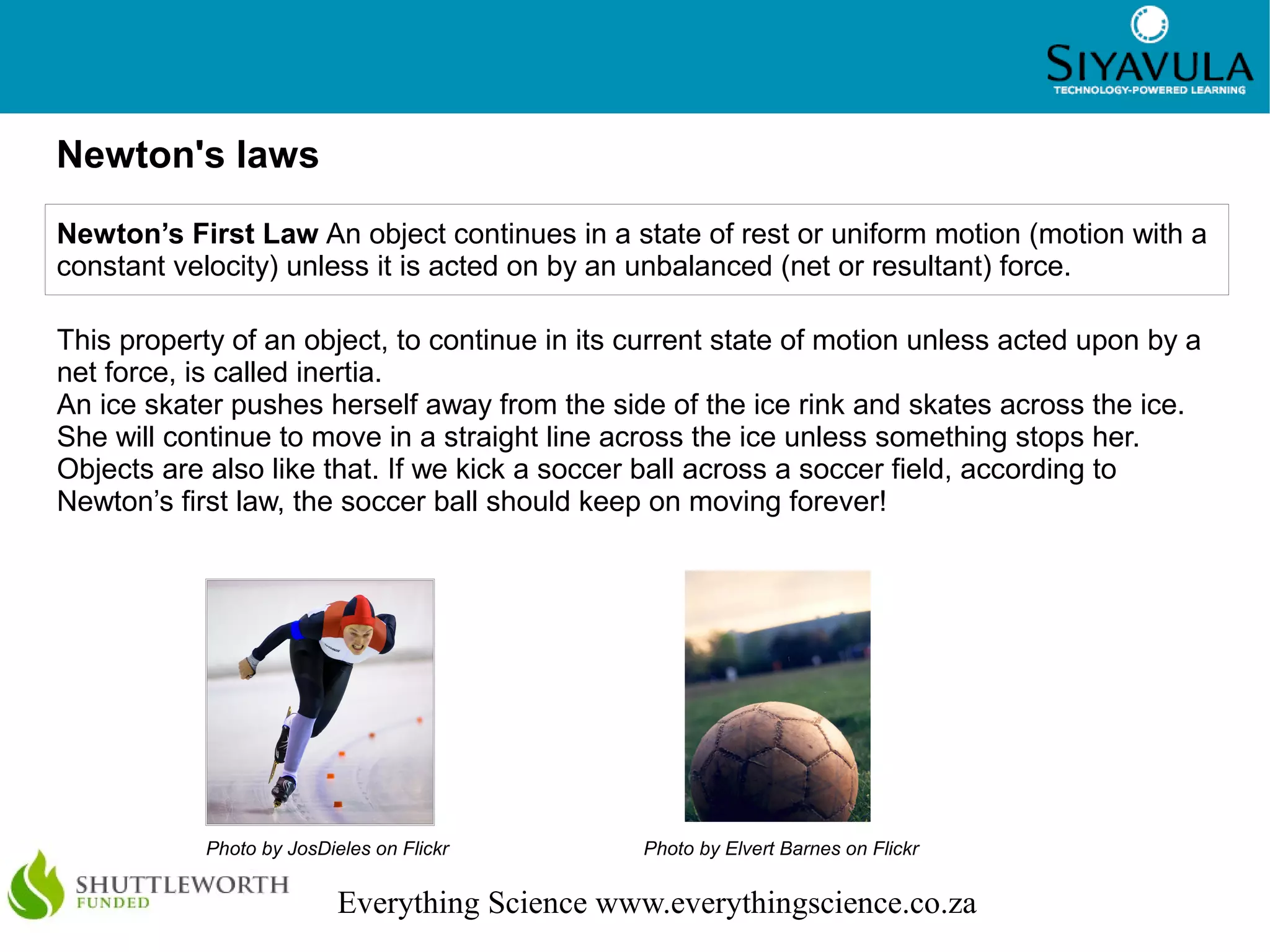 Newtons laws | ODP