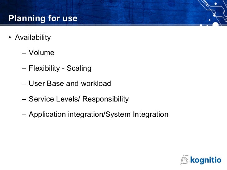 Cloud architecture and deployment: The Kognitio checklist, Nigel Sanc…