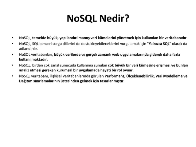 MongoDB - NoSQL Overview | PPTX