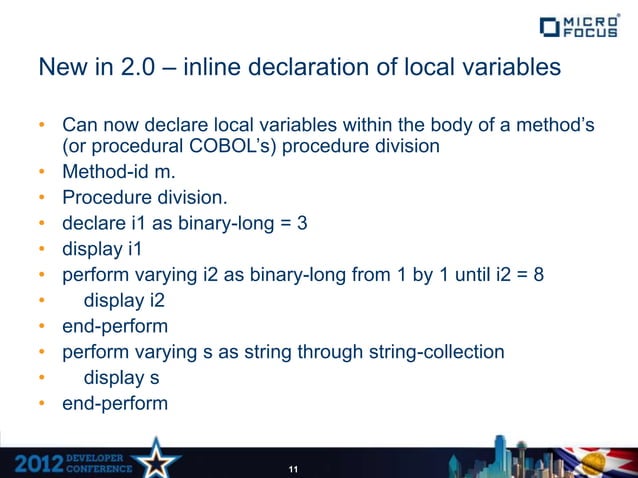 Object Oriented Programming with COBOL | PPTX