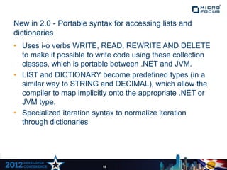 Object Oriented Programming with COBOL | PPT