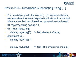 Object Oriented Programming with COBOL | PPT