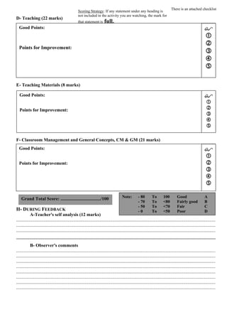Observation Form (with boxes).pdf.pdf in educational field | PDF