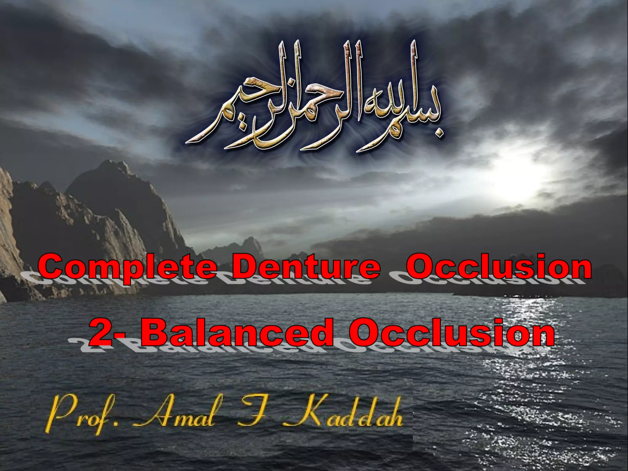 02 occlusion in prosthodontics. balanced occlusion | PPT