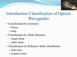 02 optical fiber-waveguides | PPTX