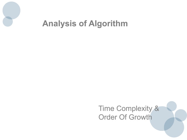 02 order of growth | PPT