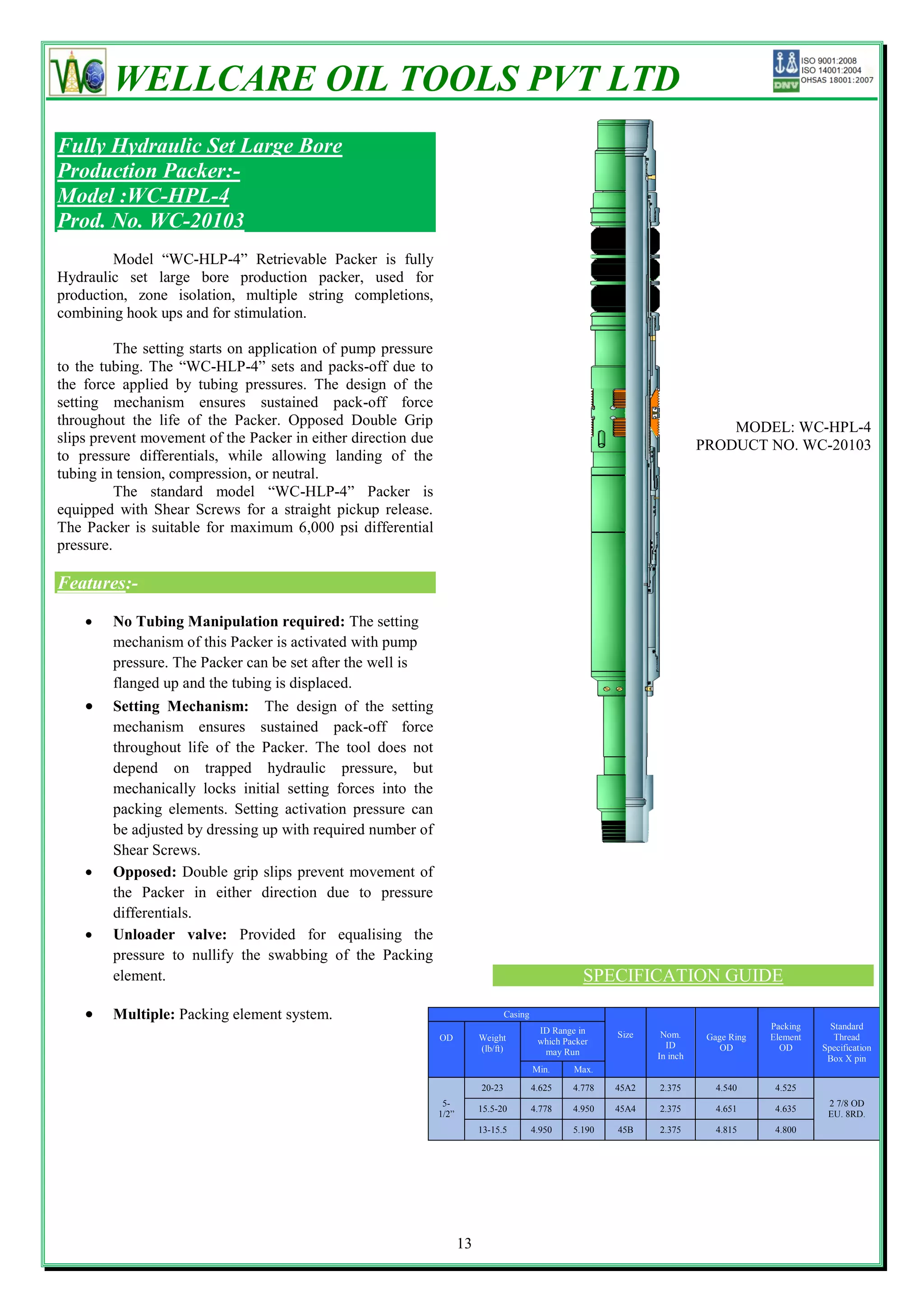 Packers & bridge plugs | PDF