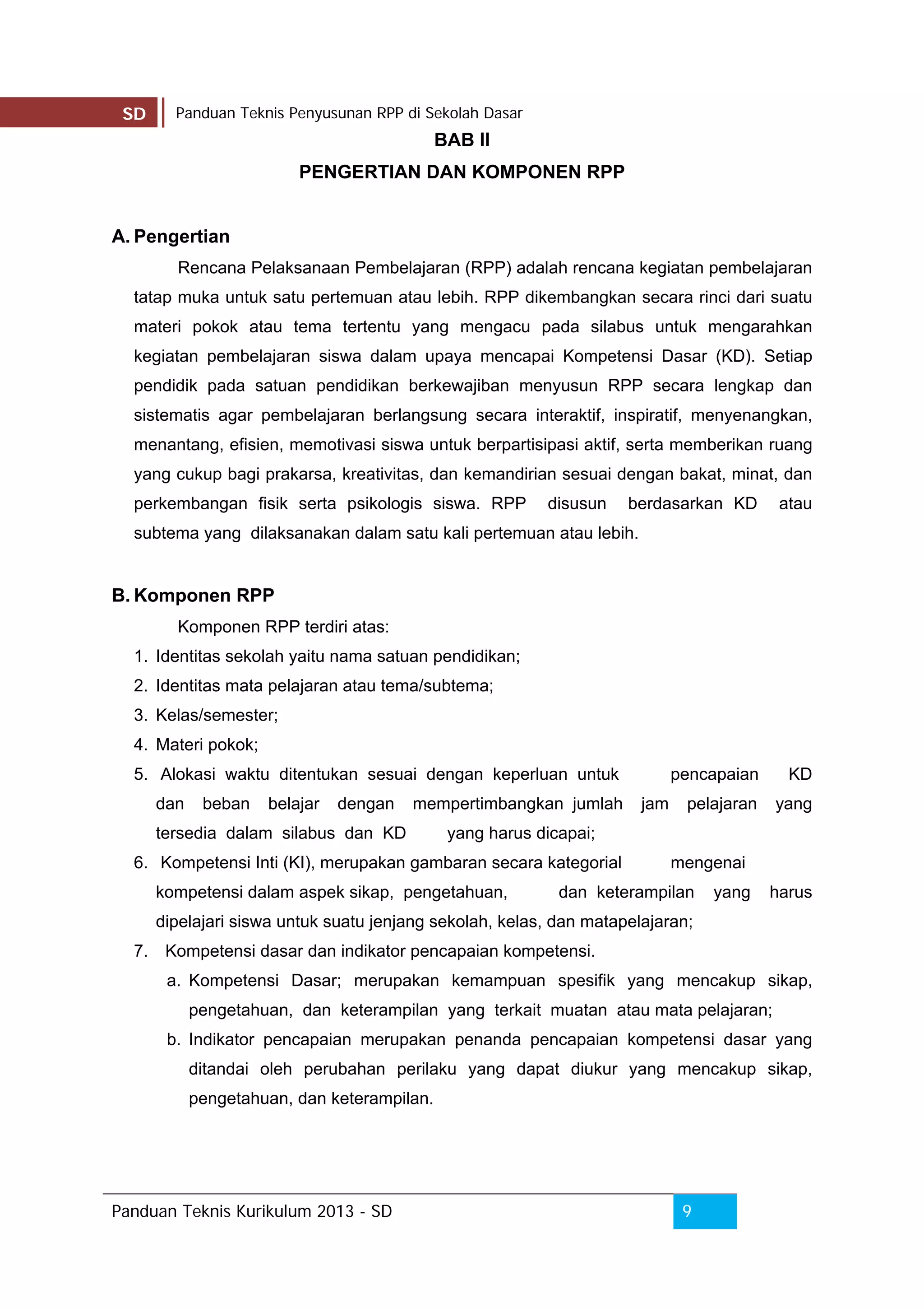 02 panduan teknis penyusunan rpp | PDF