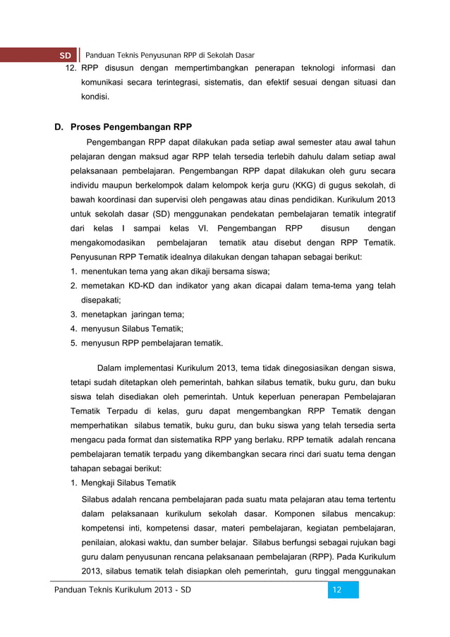 02 panduan teknis penyusunan rpp | PDF