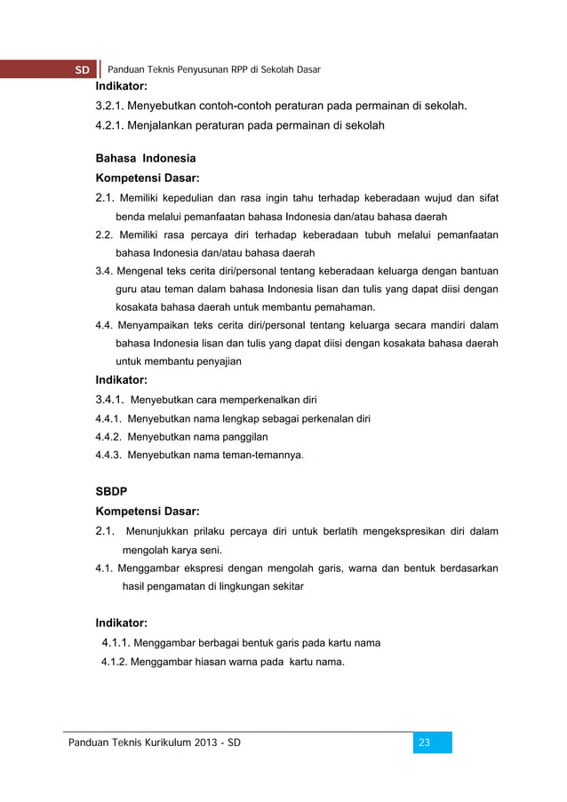 02 panduan teknis penyusunan rpp | PDF