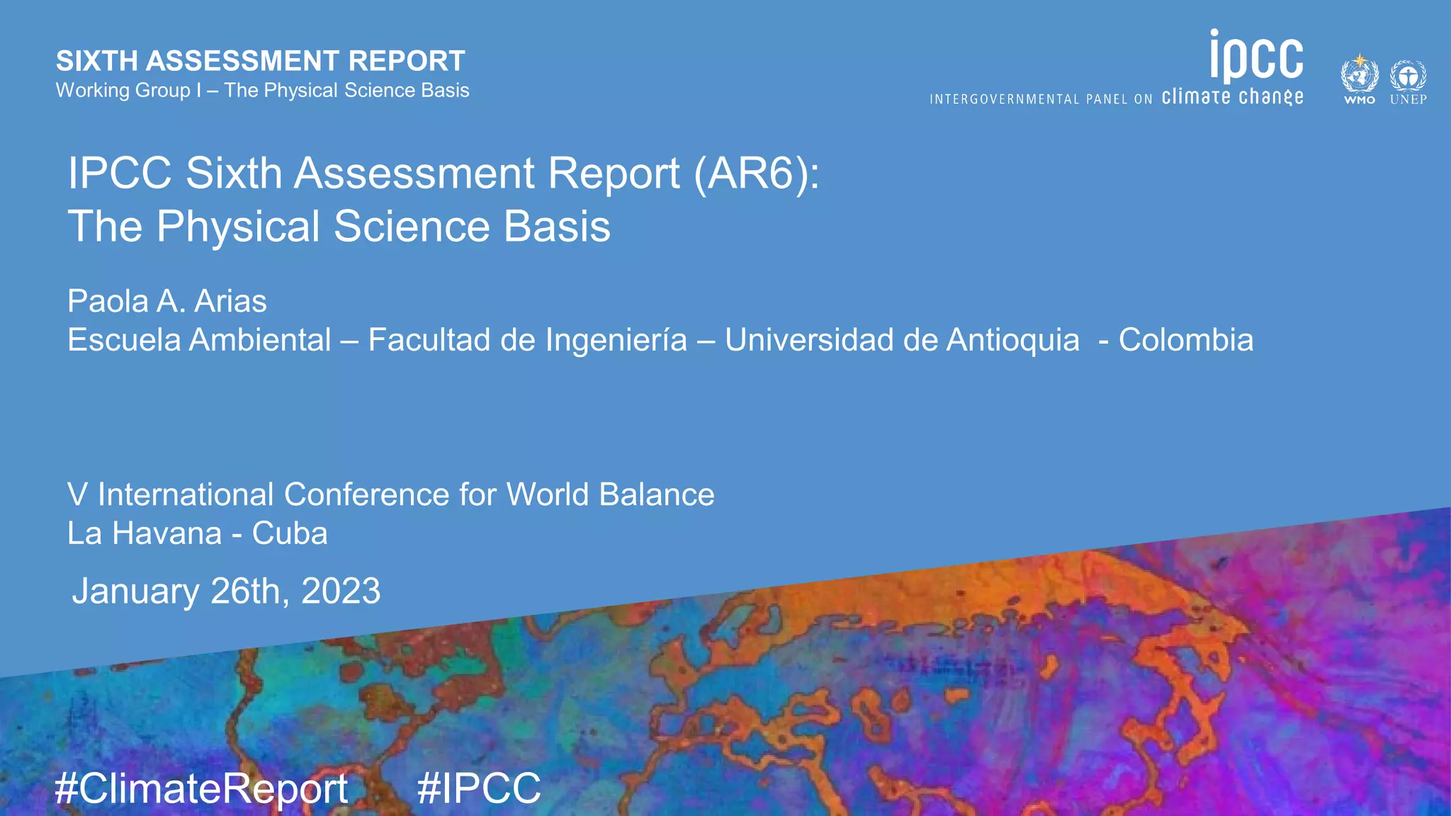 Key Messages of the IPCC report Climate Change 2021: The Physical ...