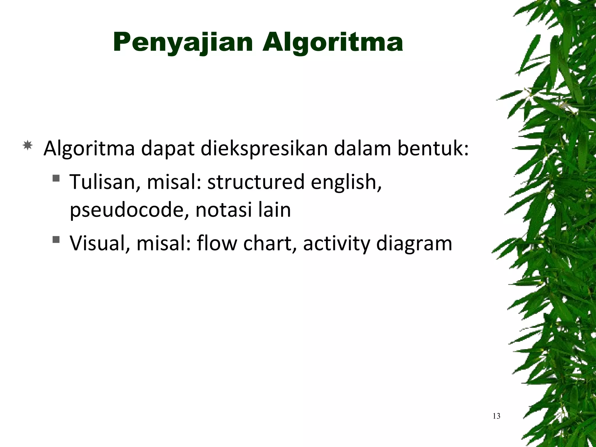 Dasar Pemrogaman Algoritma | PPT