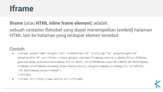 Pemrograman Web - Pembuatan HTML | PDF