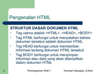 02 pengenalan html 2 | PPT