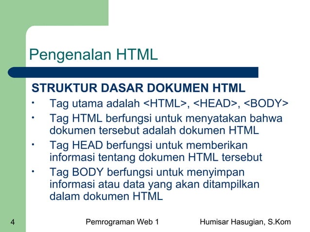 02 pengenalan html 2 | PPT